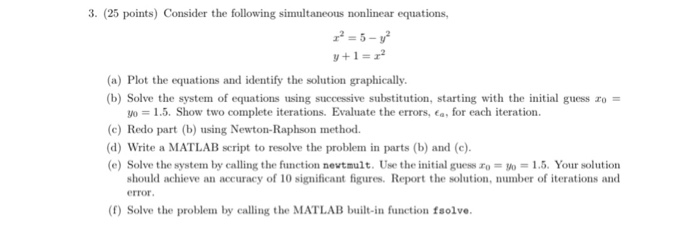 Solved 3. (25 points) Consider the following simultaneous | Chegg.com