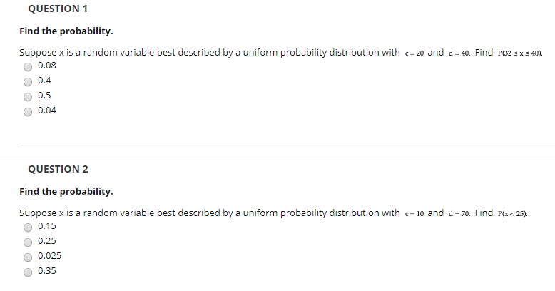 Solved 3. Suppose x is a random variable best described by a | Chegg.com Solved 3. Suppose x is a random variable best described by a | Chegg.com