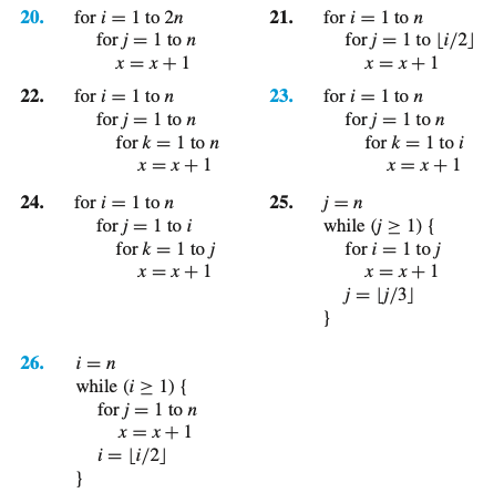 Solved In Exercises 17–26, select a theta notation from | Chegg.com