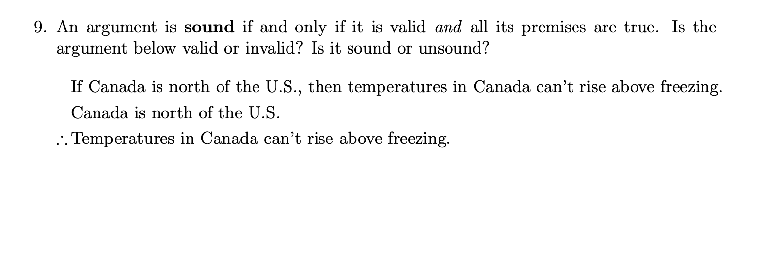 Solved 3. An argument is a sequence of statements, called | Chegg.com