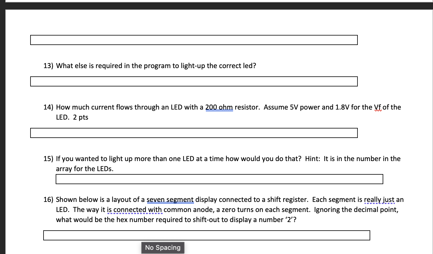 Solved 15) If you wanted to light up more than one LED at a | Chegg.com
