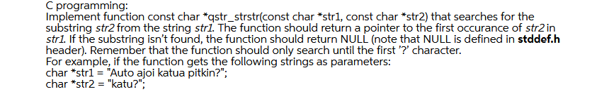 Solved C Programming Implement Function Const Char 