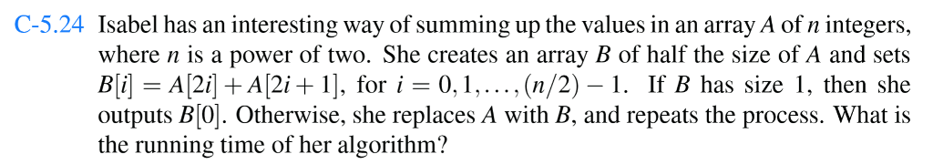 Solved C 5 24 Isabel Has An Interesting Way Of Summing Up