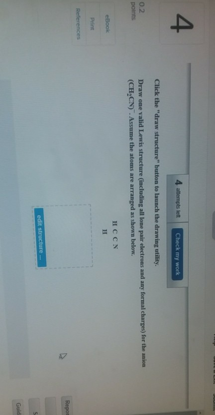 Solved 4 attempts left Check my work Click the "draw | Chegg.com