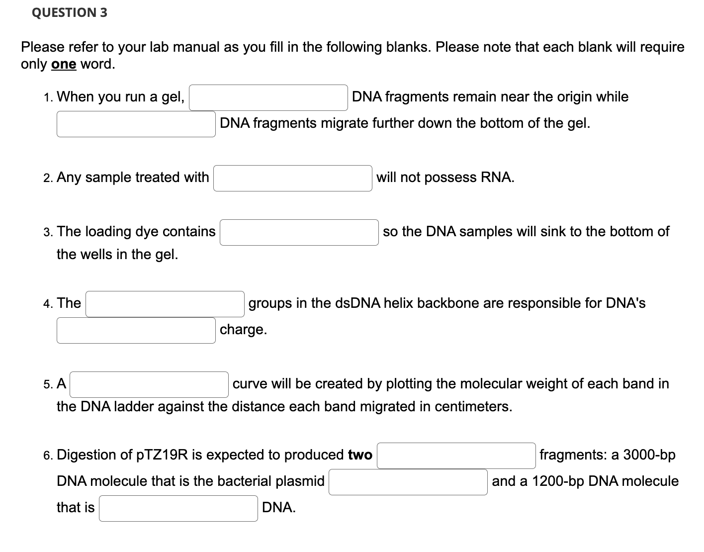 Solved lease refer to your lab manual as you fill in the | Chegg.com