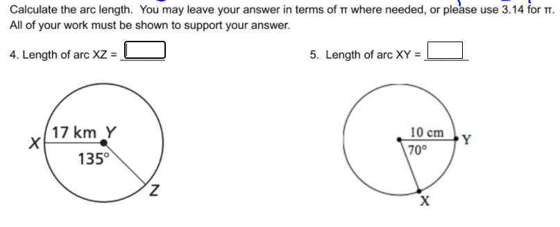 Solved Calculate the arc length. You may leave your answer | Chegg.com
