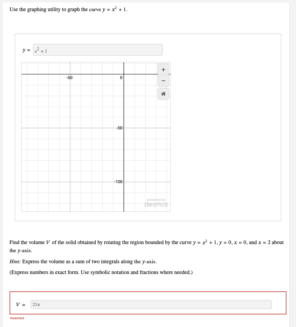 Solved Use the graphing utility to graph the curve | Chegg.com
