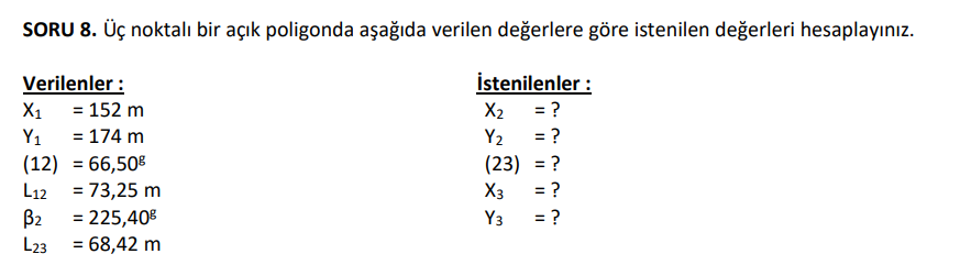 Solved Calculate the desired values according to the | Chegg.com