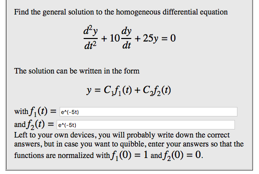 Solved Find the general solution to the homogeneous | Chegg.com
