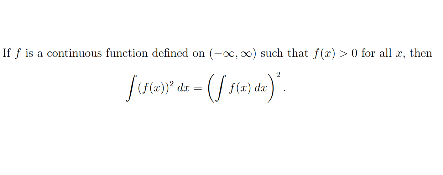 Solved Calculus Question Determine if this statement is true | Chegg.com
