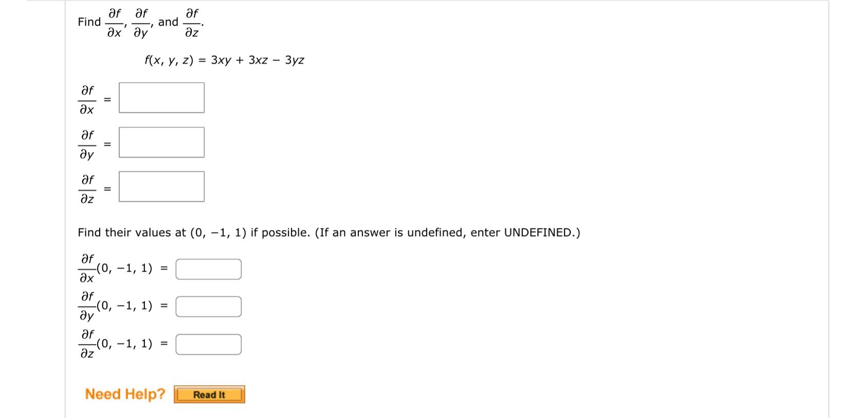 Solved Find ∂x∂f,∂y∂f, and | Chegg.com
