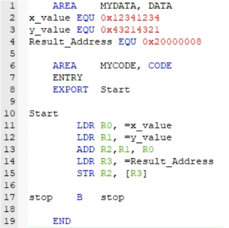 Draw the memory map for the following ASM code (you | Chegg.com