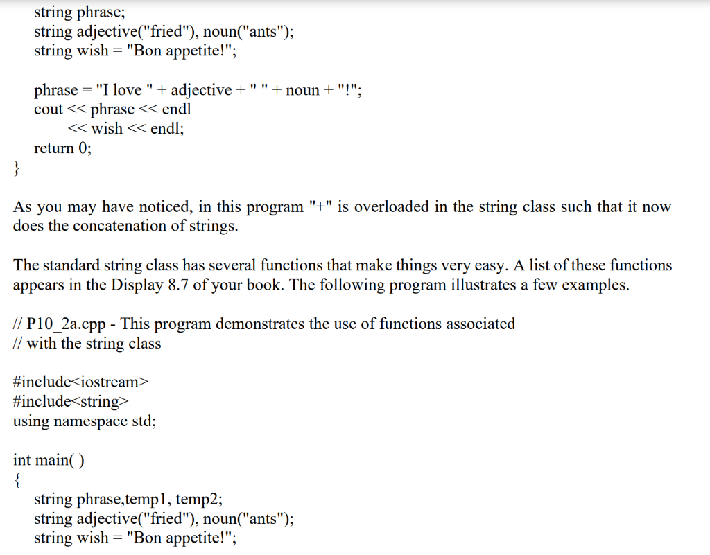 Solved // P10_2.cpp - This program demonstrates the use of | Chegg.com
