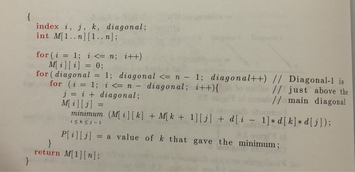 Algorithm 3.6 Minimum Multiplications Problem: | Chegg.com