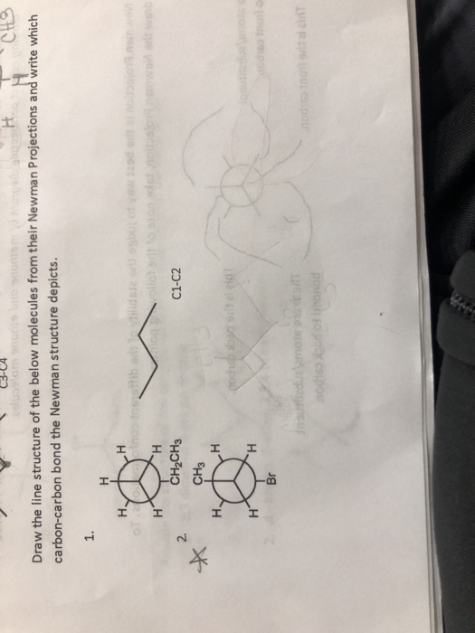 Solved C3-C4 Draw the line structure of the below molecules | Chegg.com