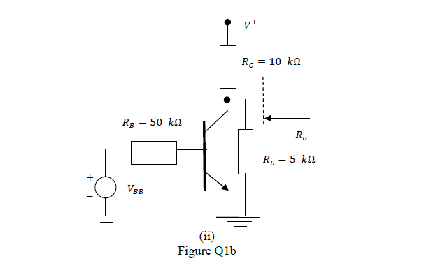 Solved Q1 a) The parameters of each transistor in the | Chegg.com