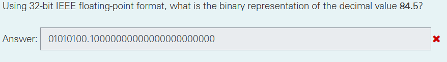 Solved Using 32-bit IEEE floating-point format, what is the | Chegg.com