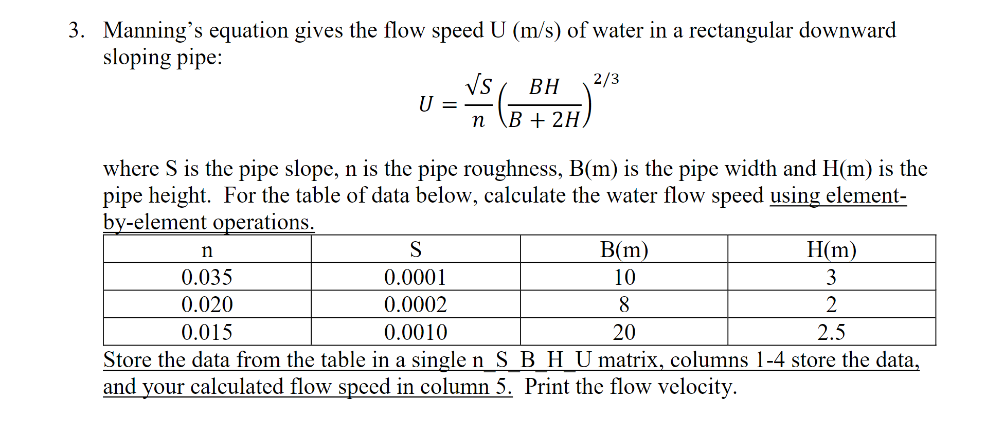 Solved Please answer with Matlab code only! Thank you. | Chegg.com