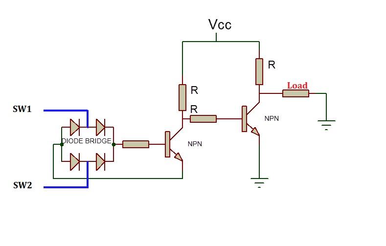 Solved XOR Switch module using Diode and BJT: In household, | Chegg.com