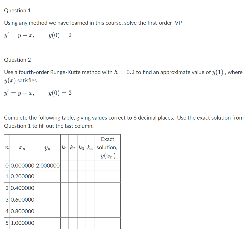 Solved Using any method we have learned in this course, | Chegg.com