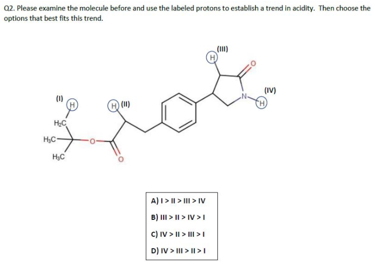 Solved Q4. Please examine the structures below and choose | Chegg.com