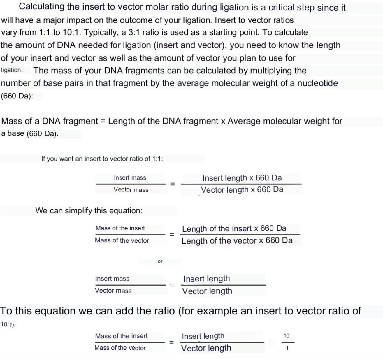 Solved 3. A group of students last year performed a ligation | Chegg.com