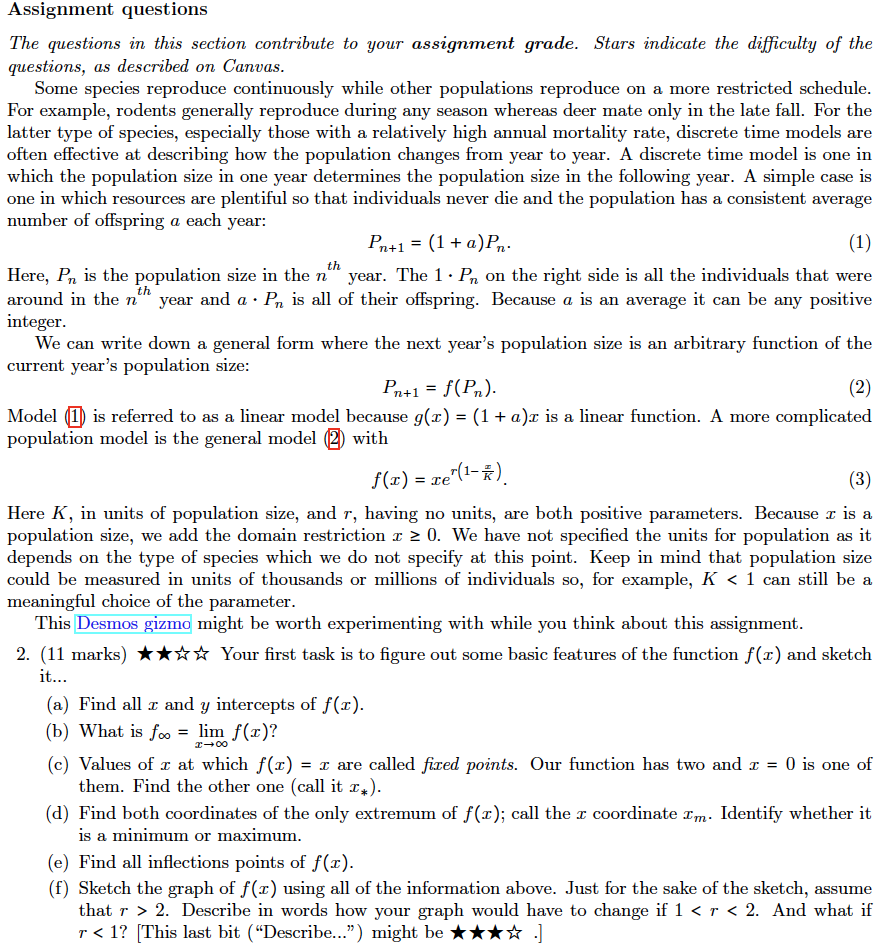 Solved Assignment questions The questions in this section | Chegg.com