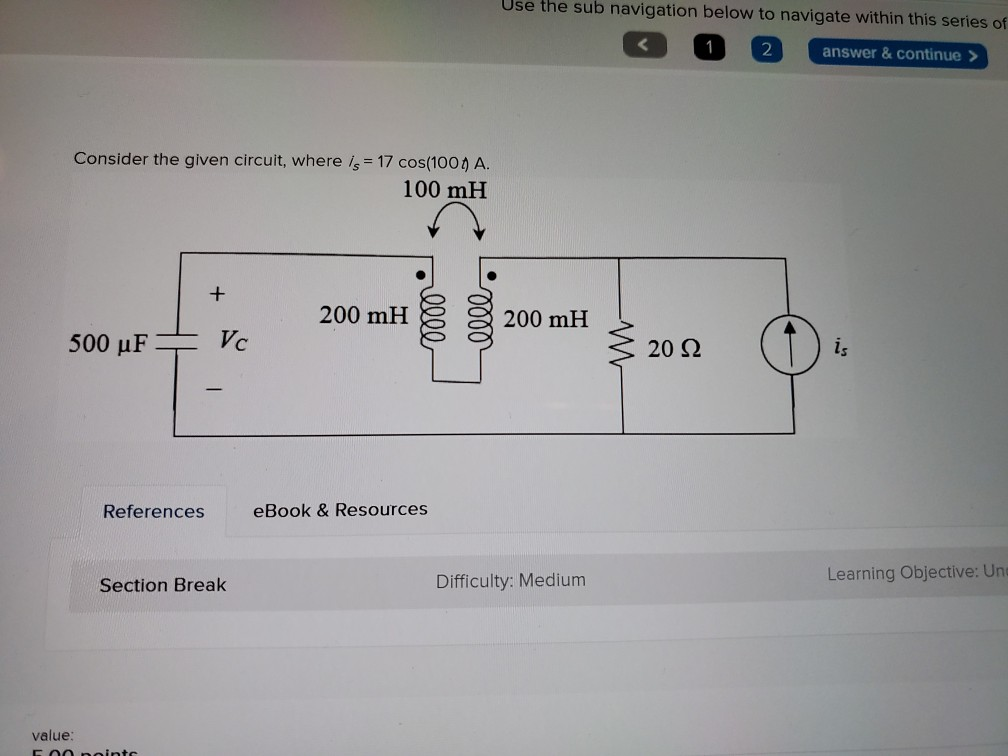 Solved Use the sub navigation below to navigate within this | Chegg.com
