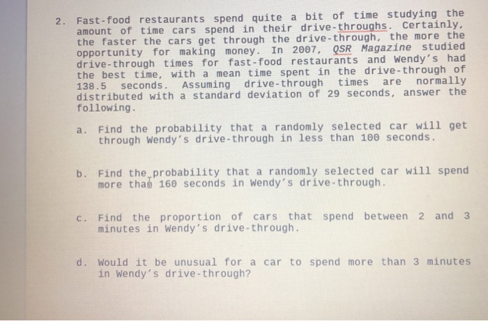 Solved Exercises on the Normal Curve T152 swer each. Round | Chegg.com