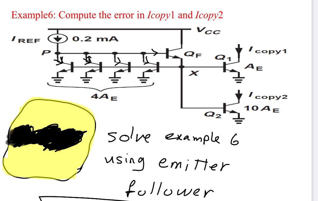 Solved Example6: Compute the error in Icopy 1 and Icopy2 | Chegg.com