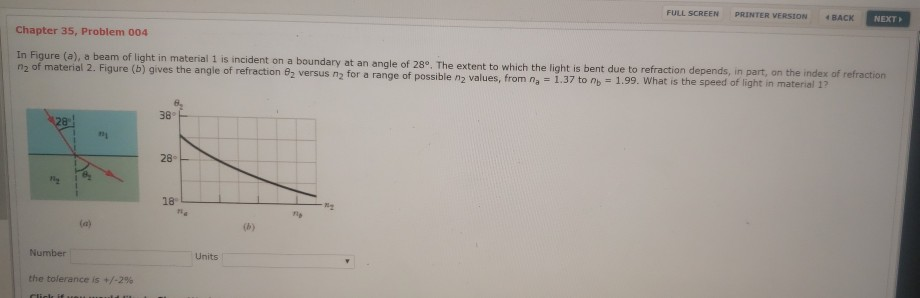 Solved FULL SCREEN PRINTER VERSION BACK NEXT Chapter 35, | Chegg.com