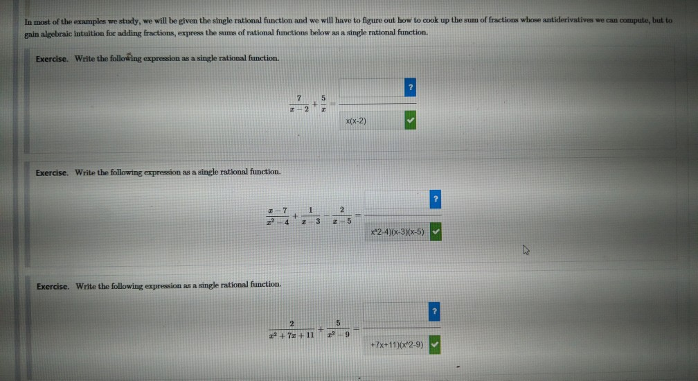 Solved In most of the examples we study, we will be given | Chegg.com