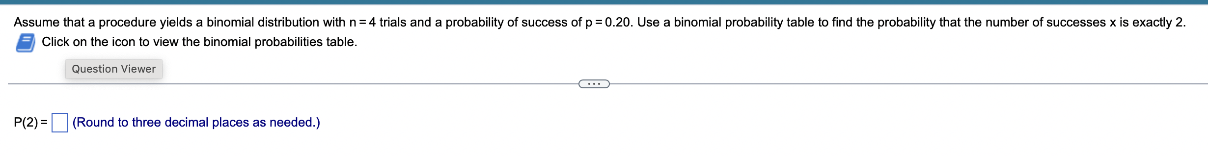 Solved 1Click on the icon to view the binomial probabilities | Chegg.com