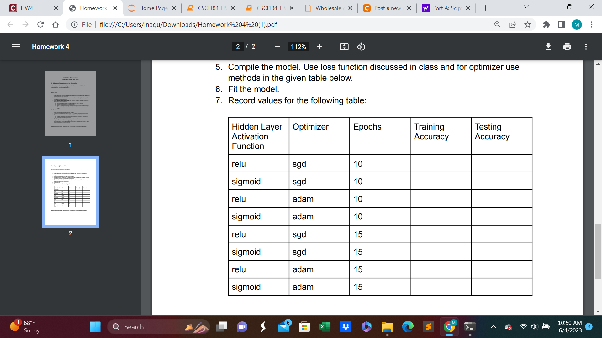 Solved the dataset is as follows: Sample dataset | Chegg.com