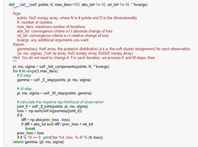 GMM uses MLE to optimize its parameters. It | Chegg.com