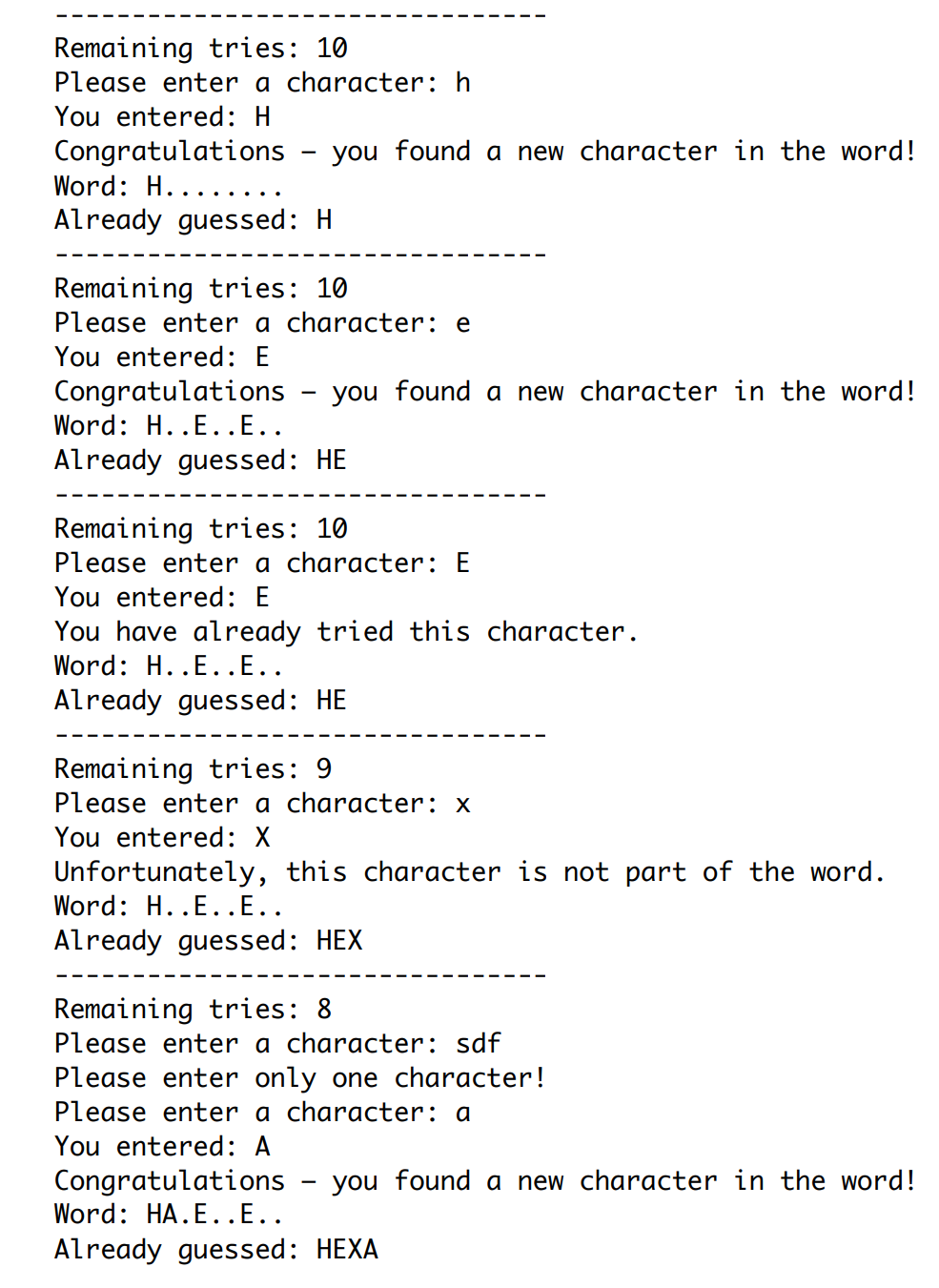 Solved Write An C Program Game Hangman The User Has The 