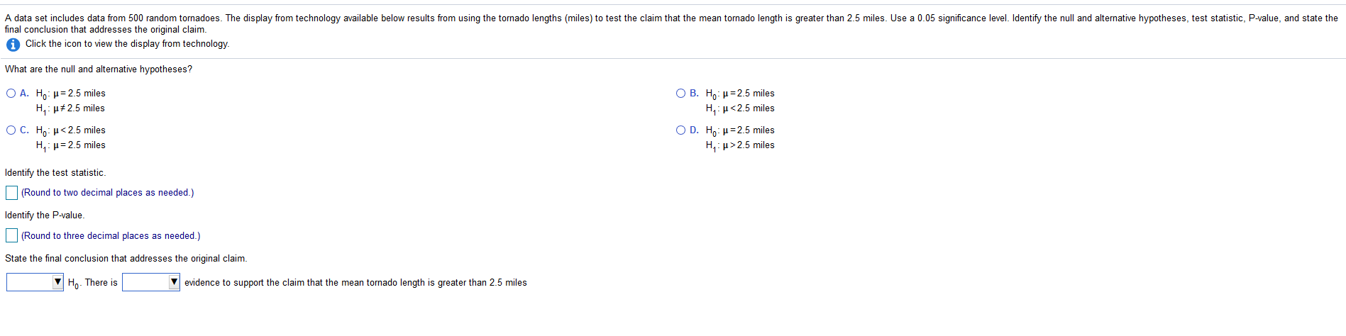 Solved A data set includes data from 500 random tornadoes. | Chegg.com