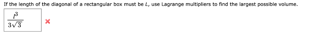 solved-if-the-length-of-the-diagonal-of-a-rectangular-box-chegg