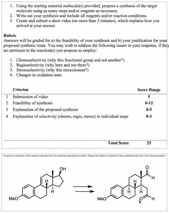 Solved Using the starting material molecule(s) ﻿provided, | Chegg.com