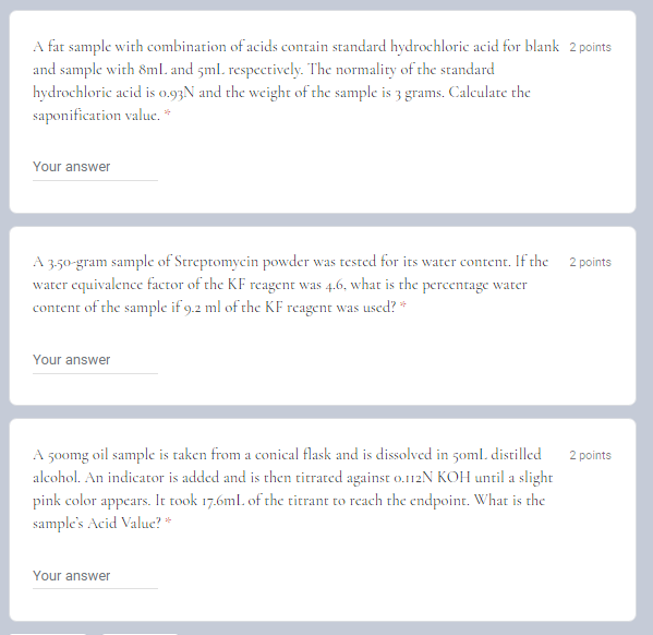 Solved A fat sample with combination of acids contain | Chegg.com