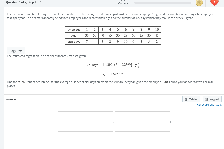 Solved The personnel director of a large hospital is | Chegg.com