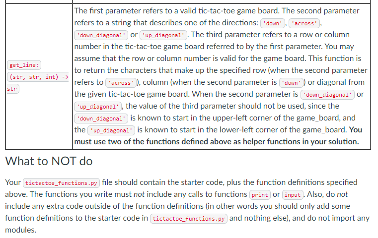 Solved Tic-Tac-Toe: A Simple Game In this Assignment, you | Chegg.com