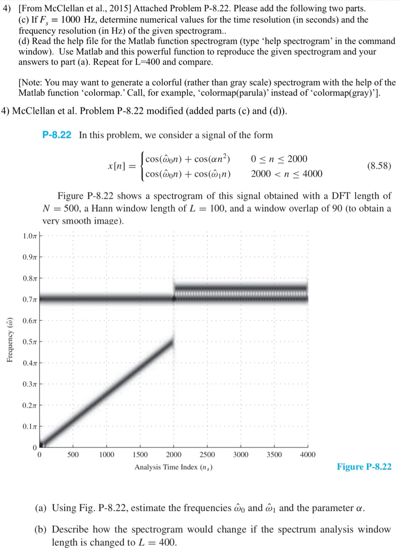 Solved [From ﻿McClellan et al., 2015] ﻿Attached Problem | Chegg.com