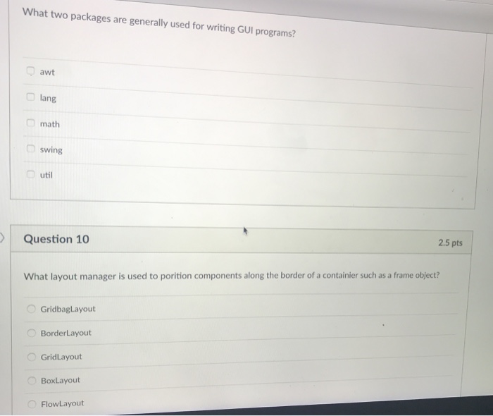 Solved Question 1 Let the variable list represents a | Chegg.com