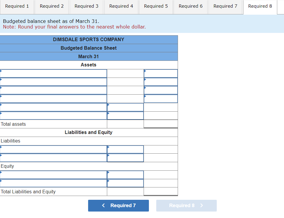 Solved g. The company budgets a land purchase at the end of | Chegg.com