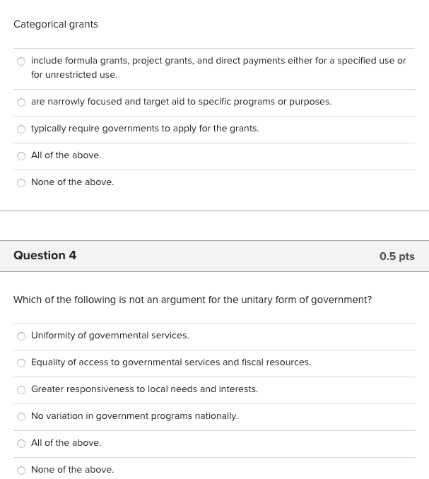 Solved Categorical grants include formula grants, project | Chegg.com