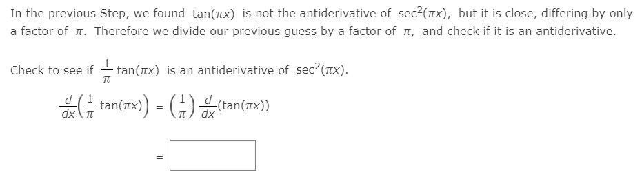 Solved Find an antiderivative of x-1/2 by recalling the | Chegg.com