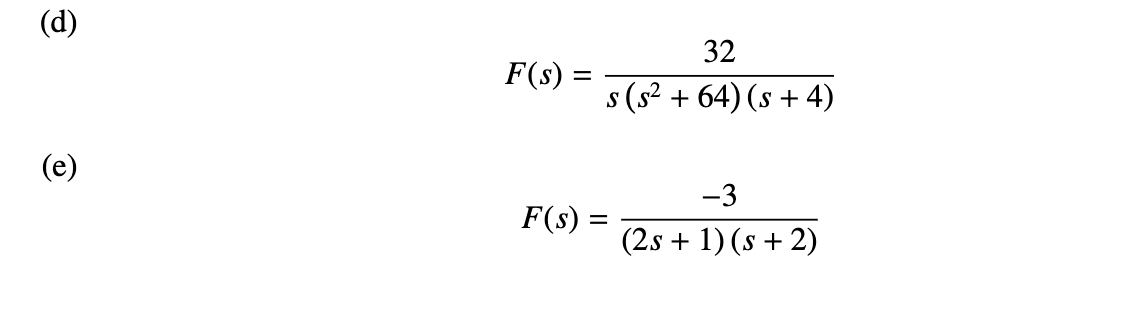 Solved 2. Use partial fraction expansions to find the | Chegg.com Solved 2. Use partial fraction expansions to find the | Chegg.com