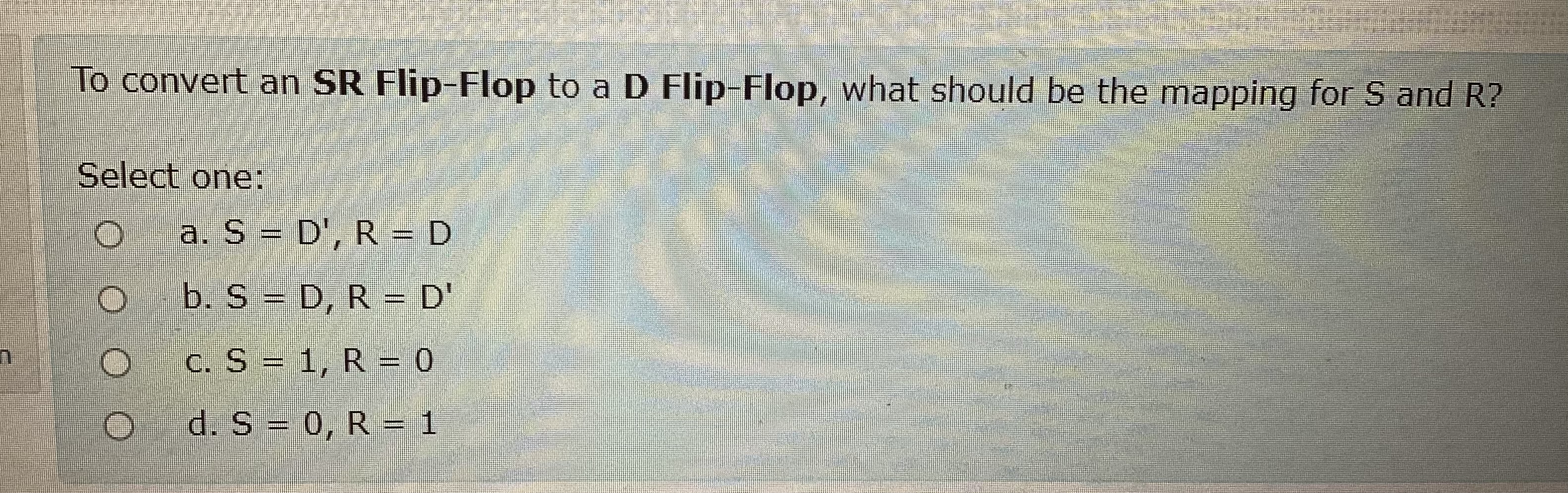 Solved code class="asciimath">To convert an SR Flip-Flop to | Chegg.com