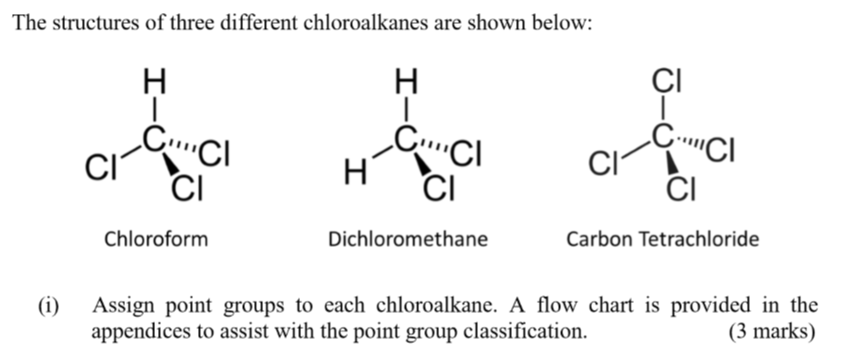 Solved The structures of three different chloroalkanes are | Chegg.com